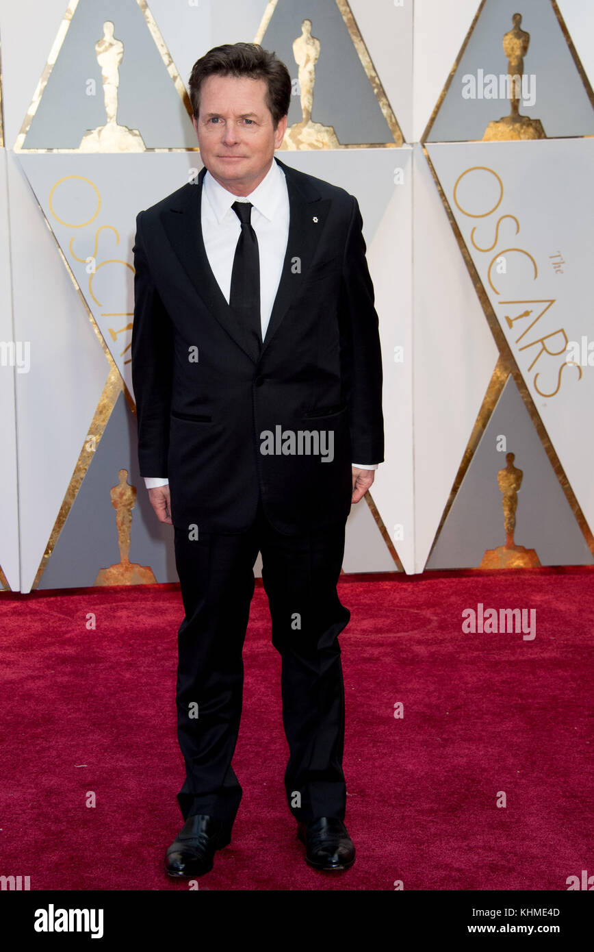 HOLLYWOOD, CA - FEBRUARY 26: Michael J. Fox attends the 89th Annual ...