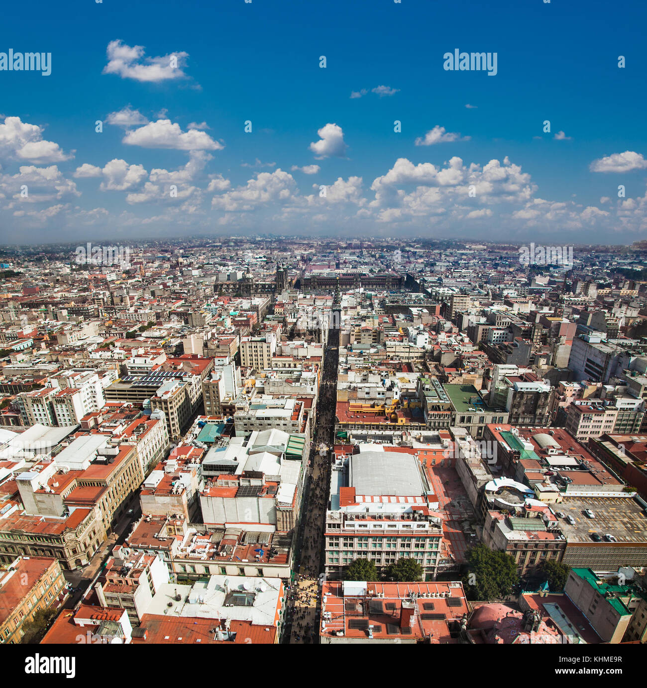 Aerial view of Mexico City, Mexico. Latin America Stock Photo - Alamy