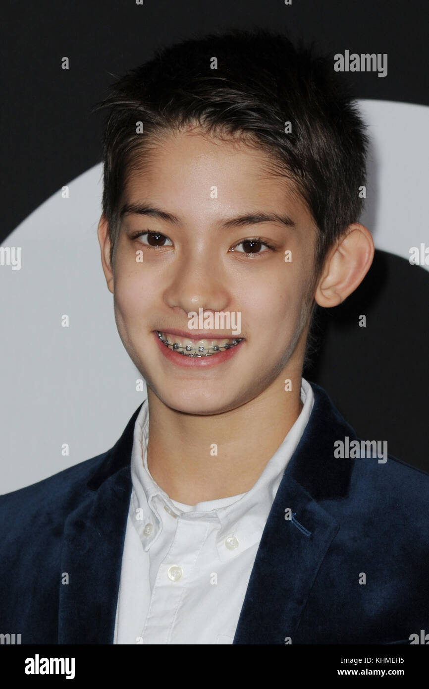 NEW YORK, NY - FEBRUARY 25: Aidan Kennedy attends the 'Logan' New York ...