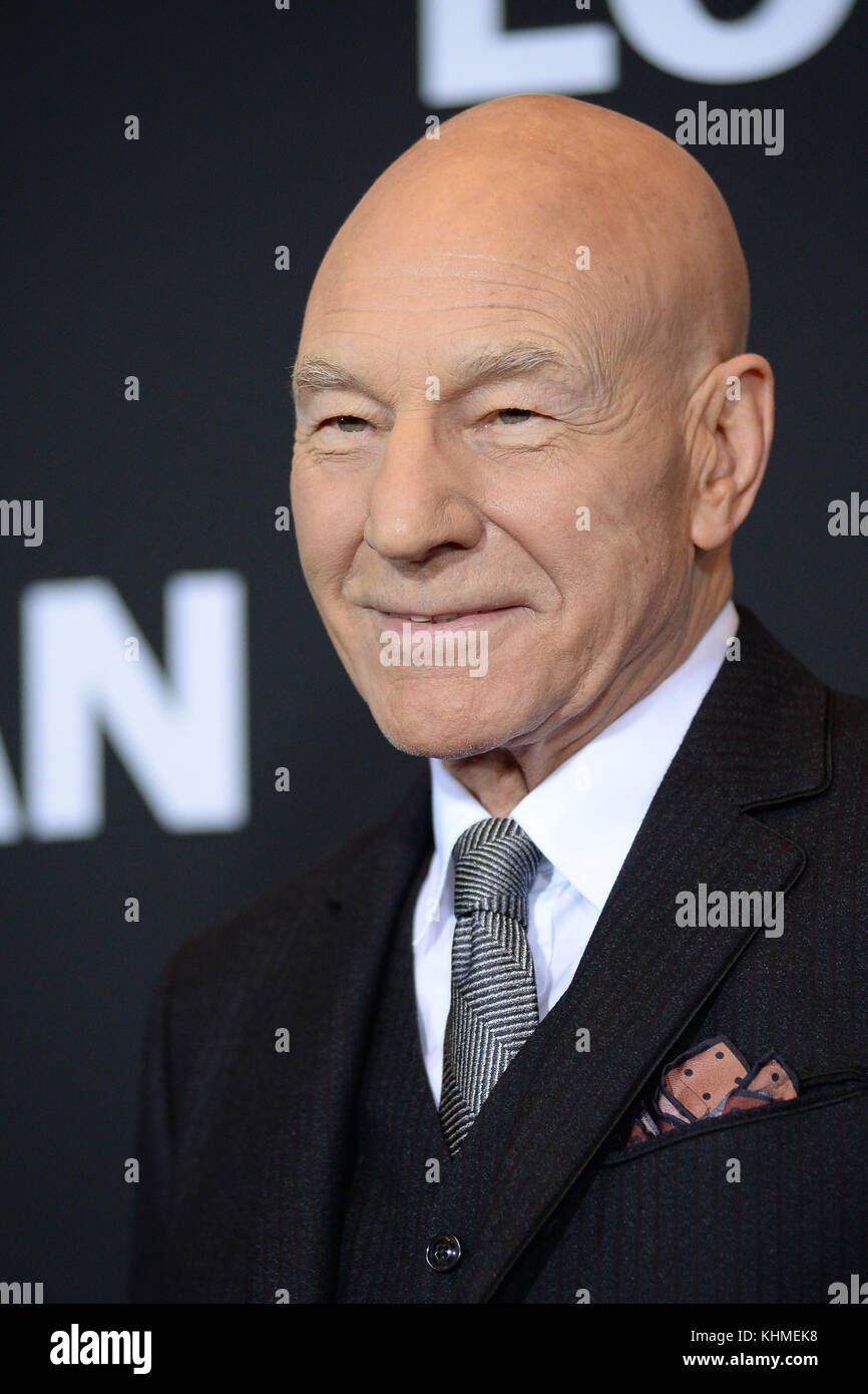 NEW YORK, NY - FEBRUARY 25: Patrick Stewart attends the 'Logan' New ...