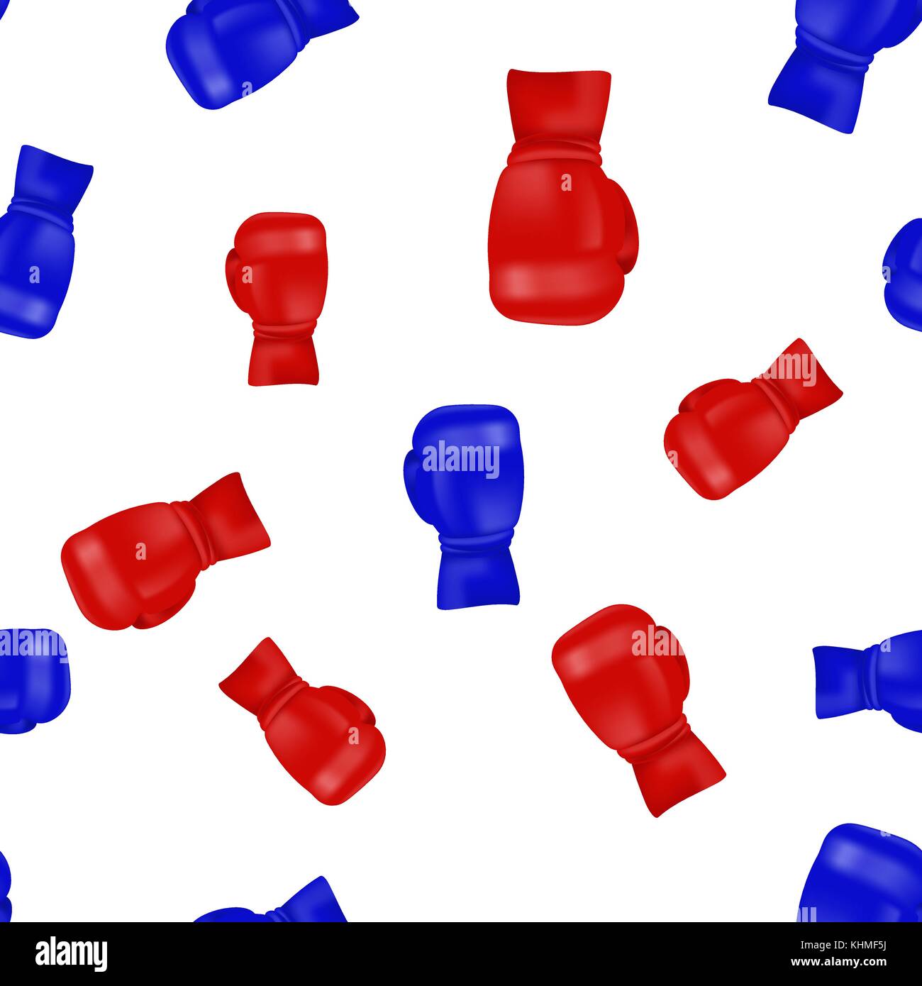 Red blue boxing gloves Stock Vector Images - Alamy