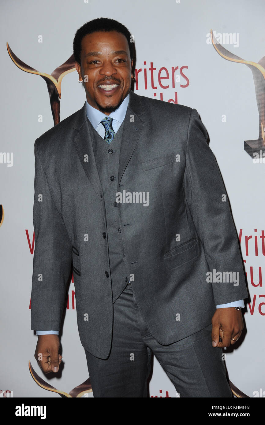 NEW YORK, NY - FEBRUARY 19: Russell Hornsby attends the 69th Annual ...