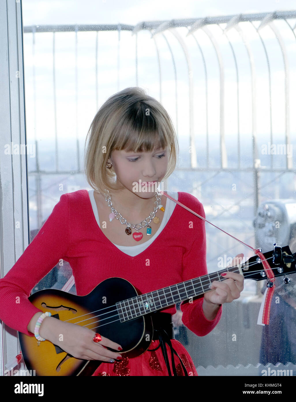 NEW YORK, NY - FEBRUARY 13: Winner of 'America's got Talent' Grace ...