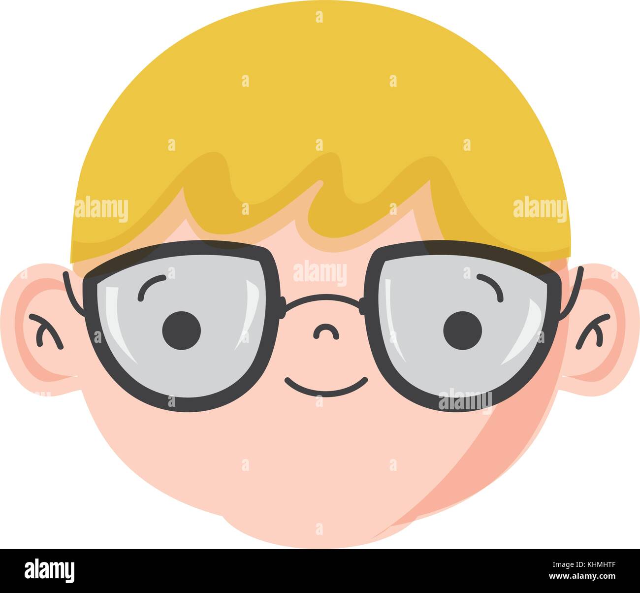 avatar boy head with hairstyle design vector illustration Stock Vector ...