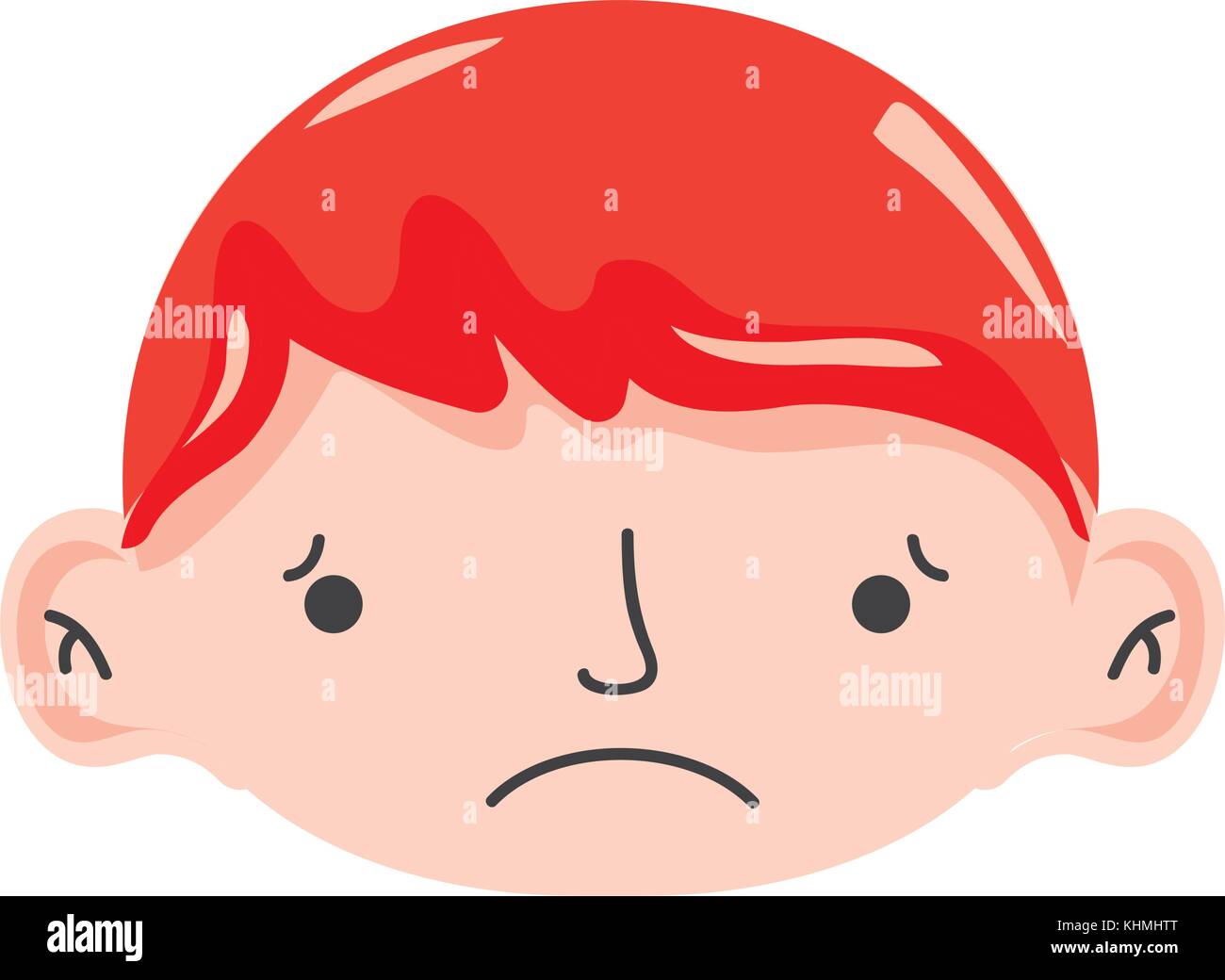 avatar boy head with hairstyle design vector illustration Stock Vector ...