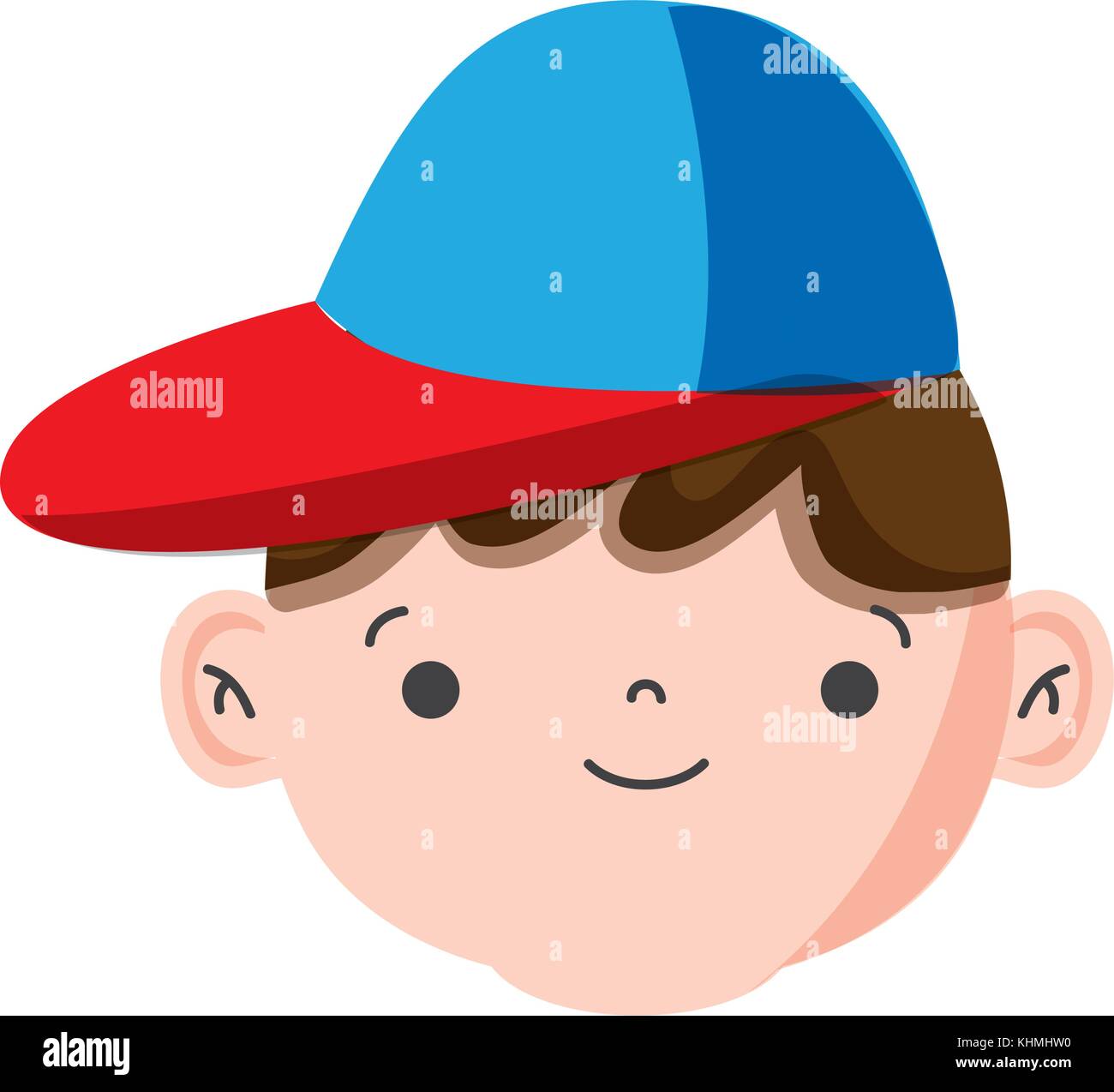 avatar boy head with hairstyle design vector illustration Stock Vector ...