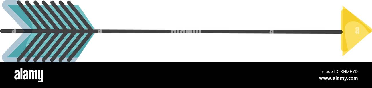 arrow element with pointer style design vector illustration Stock ...