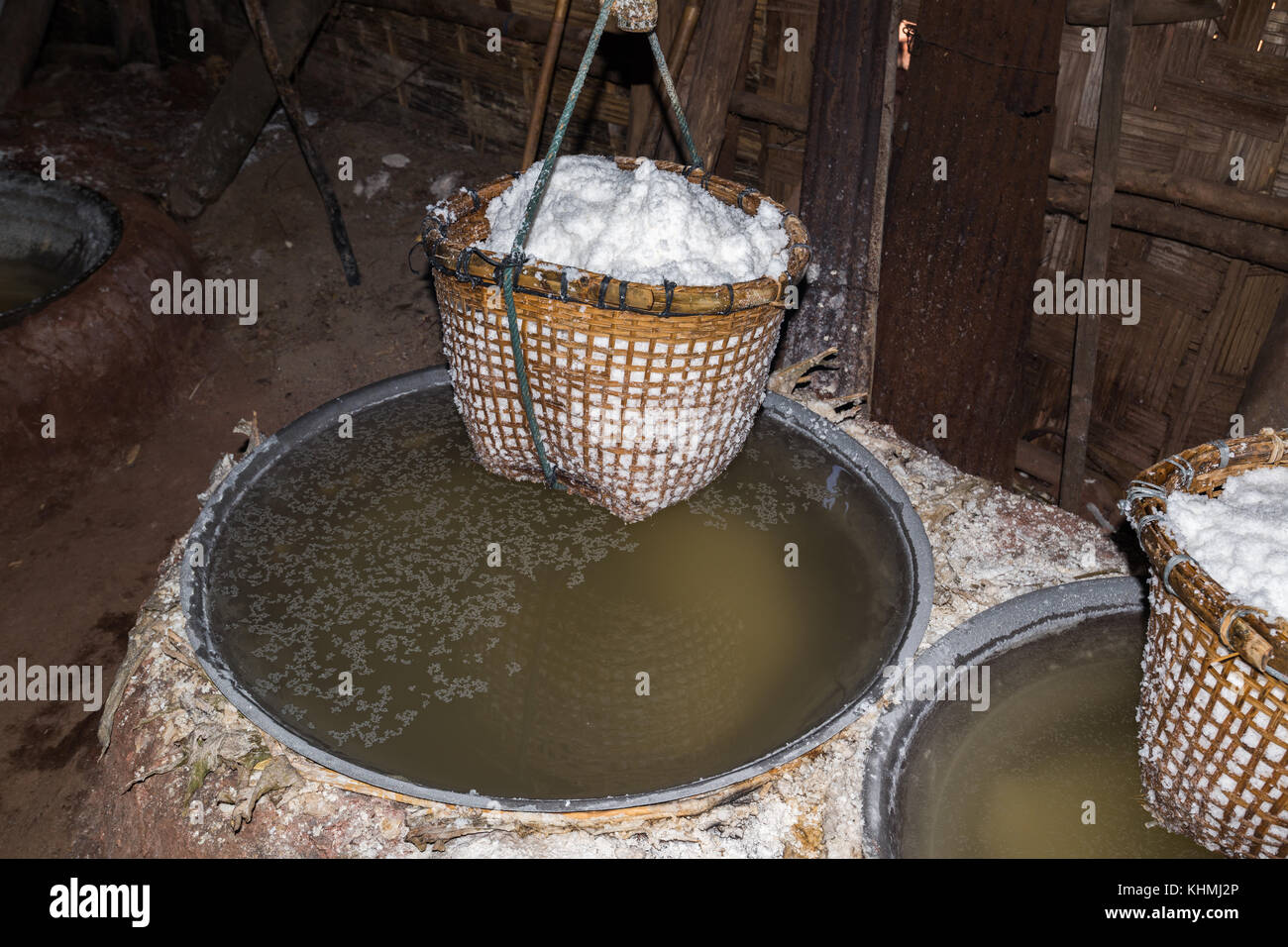Salt production process hi-res stock photography and images - Alamy