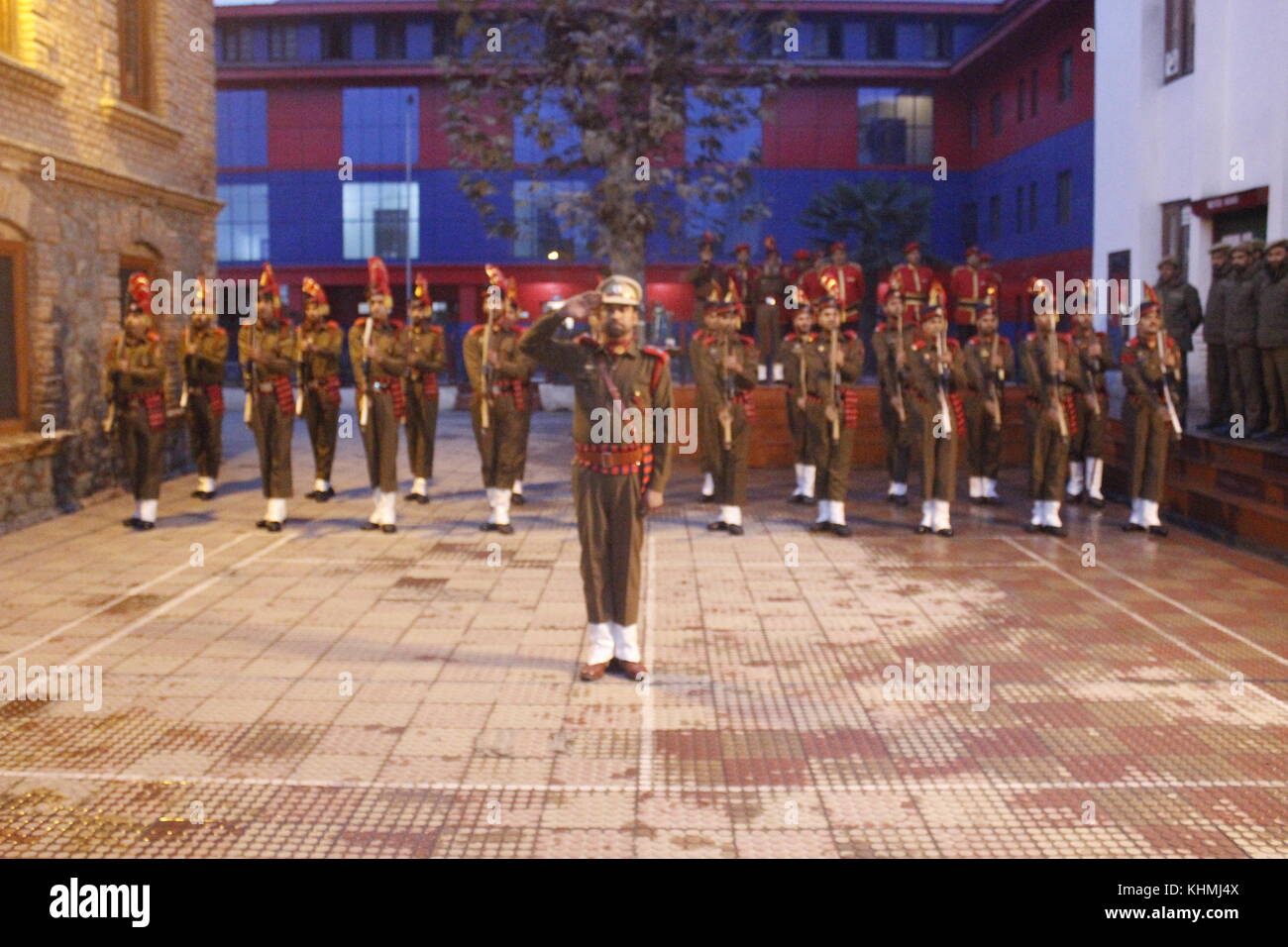 Srinagar, India. 17th Nov, 2017. An police sub-inspector and SPO has ...