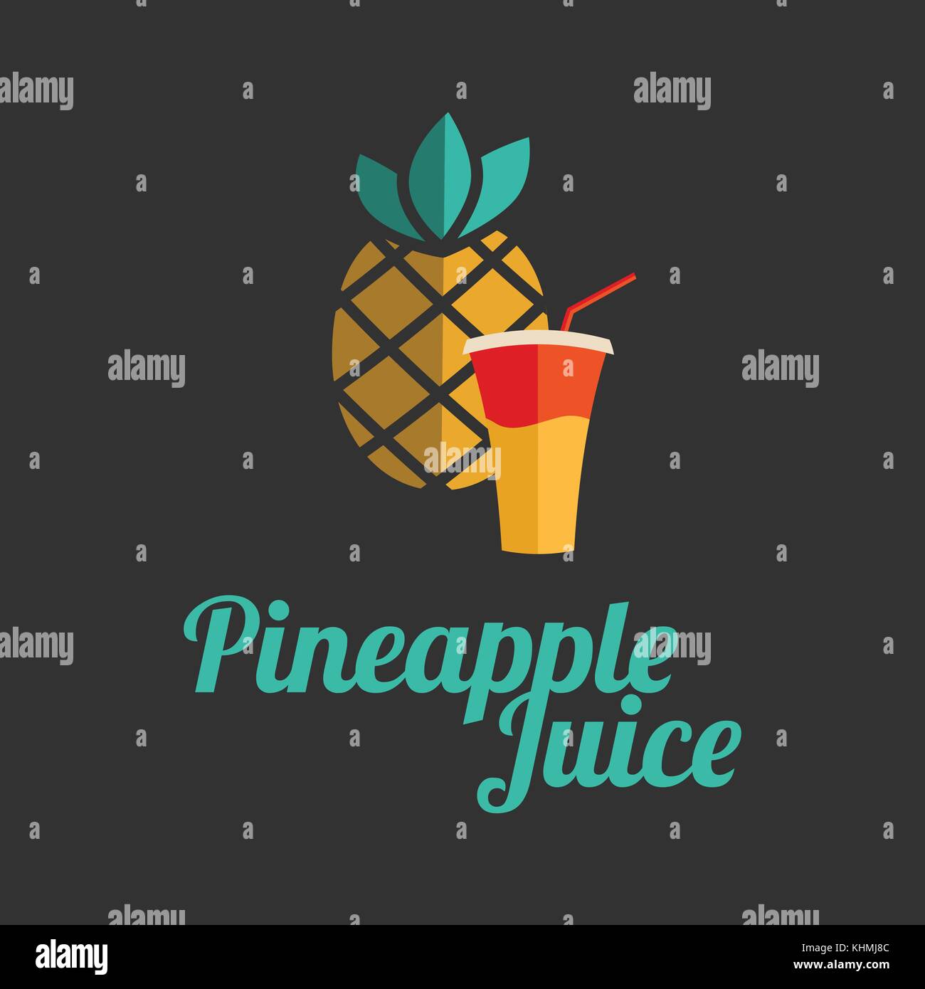 Pineapple juice banner or menu Stock Vector Image & Art - Alamy