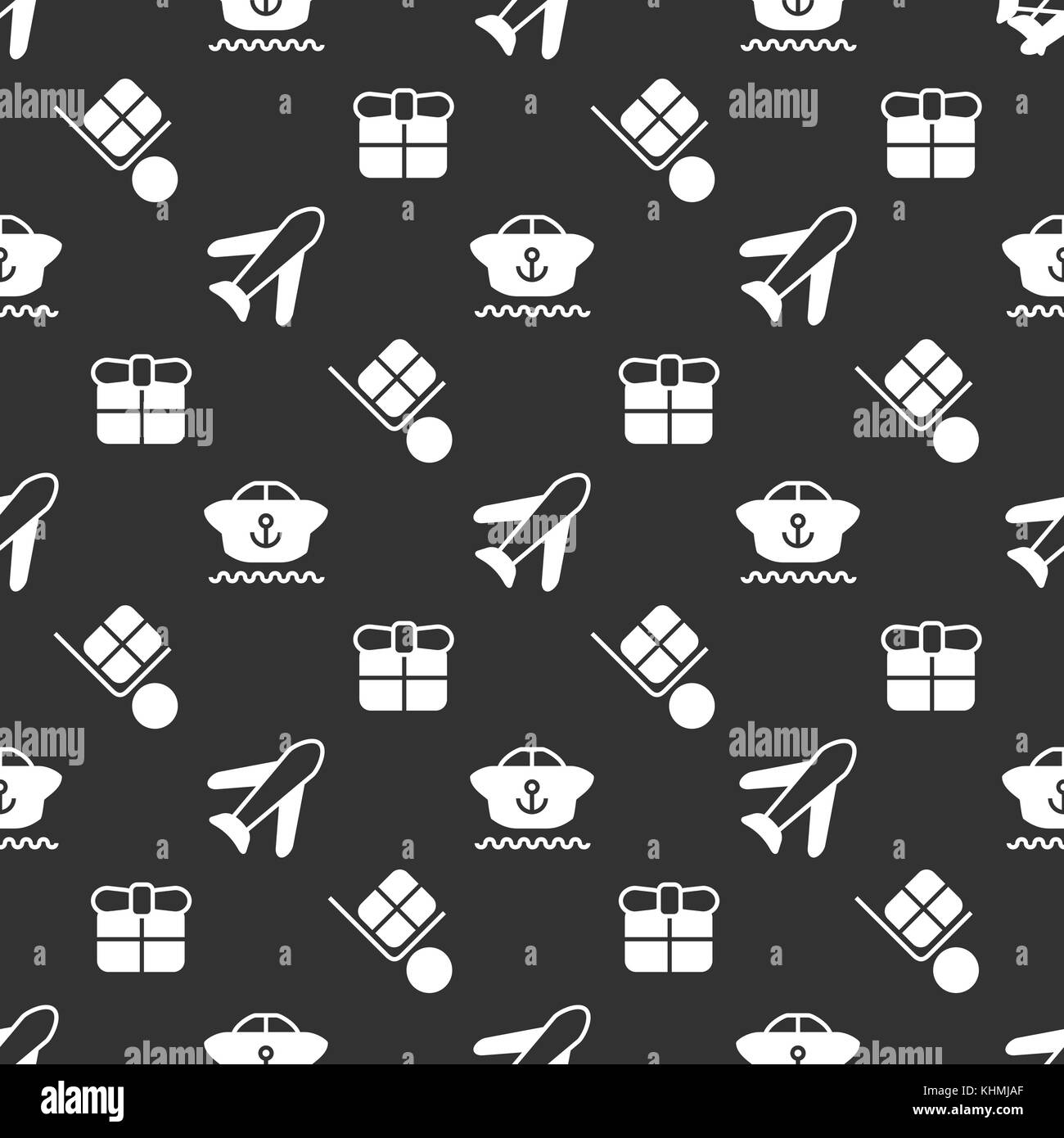 Delivery seamless pattern Stock Vector Image & Art - Alamy