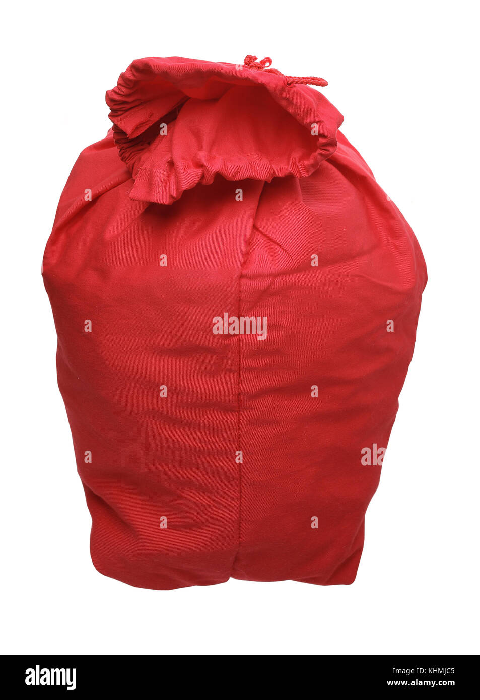 Santa Gift Sack on White Background Stock Photo - Alamy