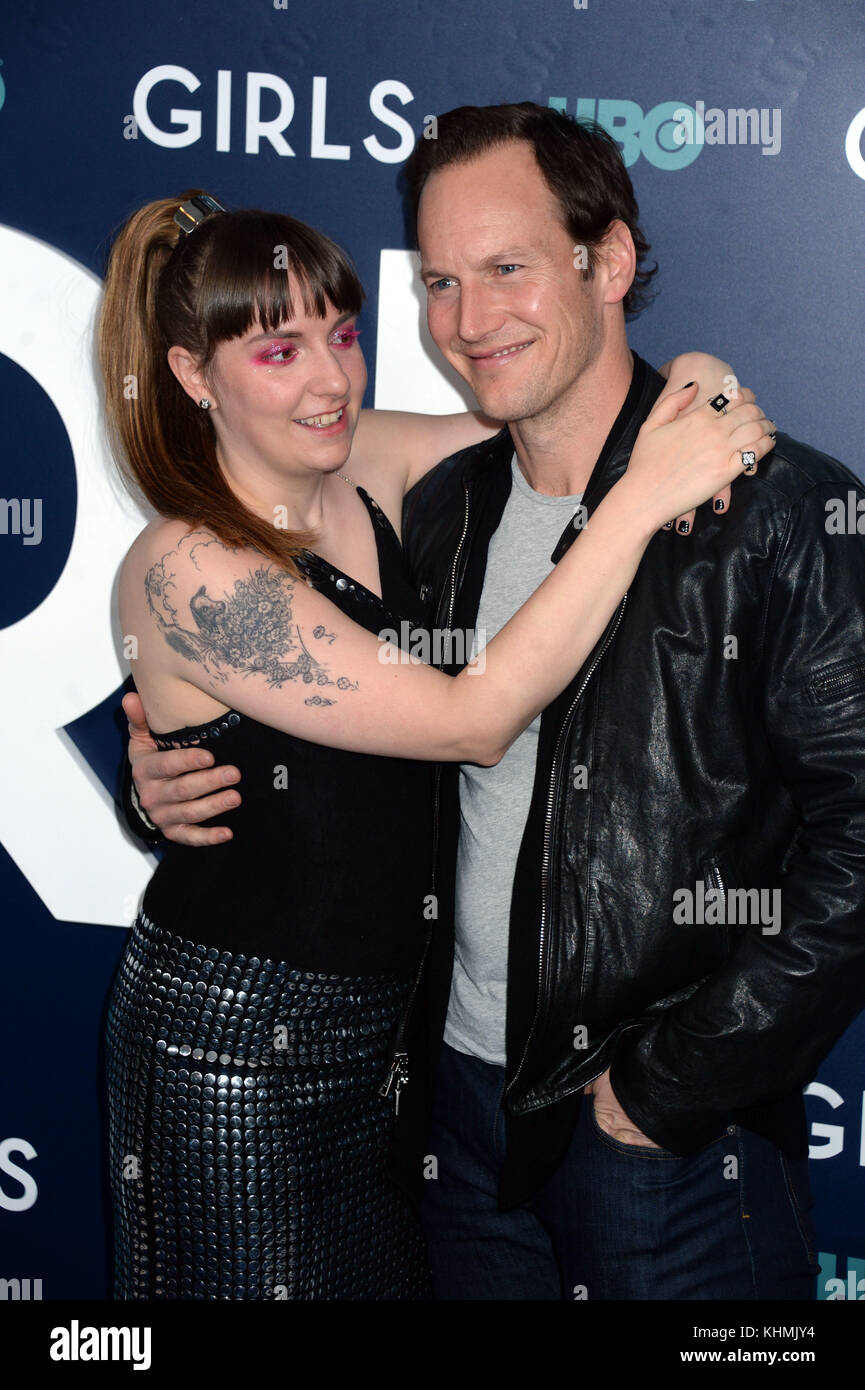 NEW YORK, NY - FEBRUARY 02: Lena Dunham, Patrick Wilson attends The New ...