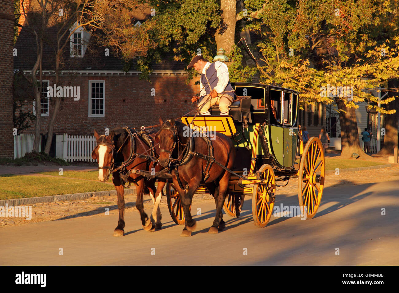 The horse and carriage was the primary method of transportation used by ...