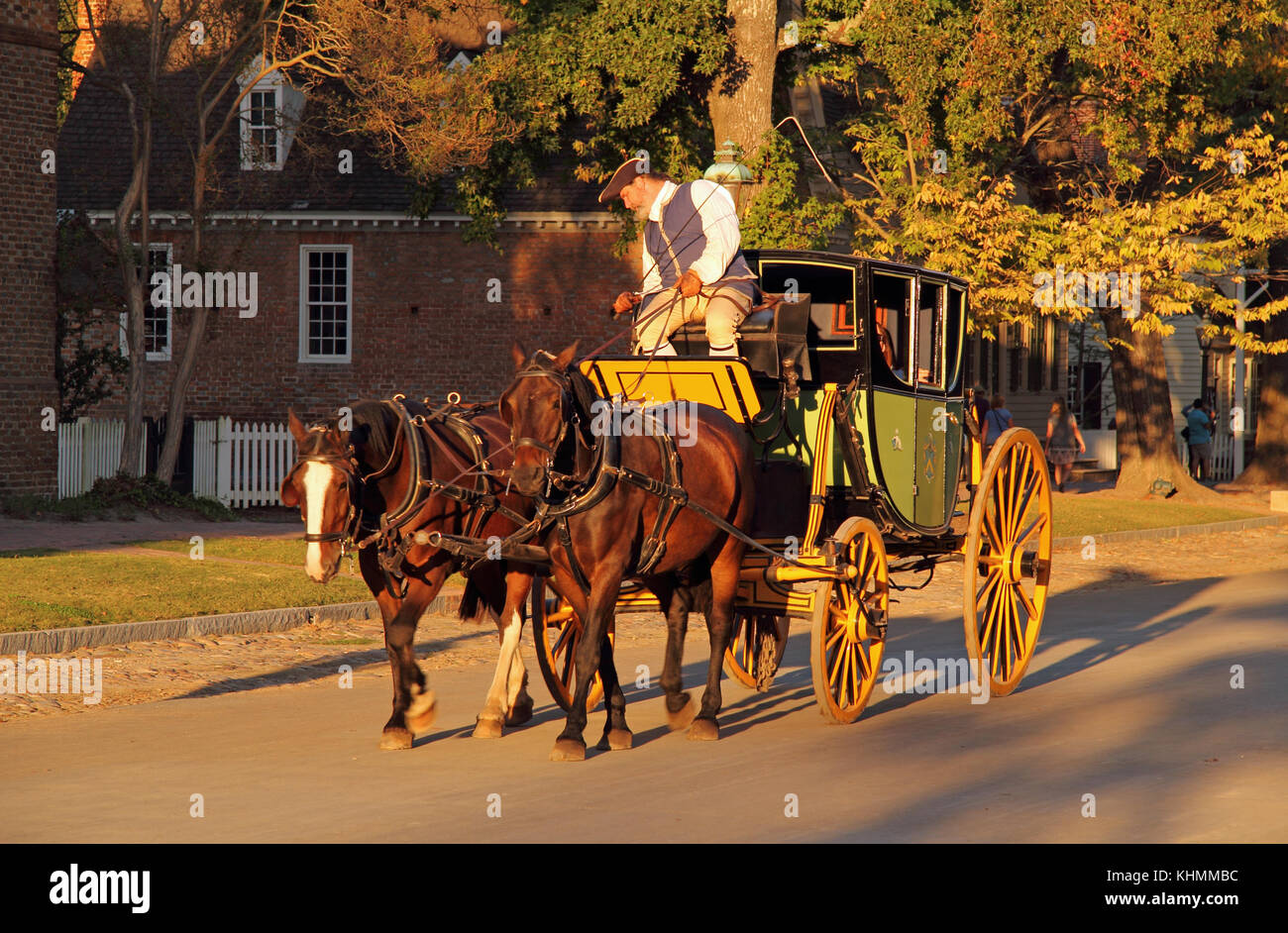 The horse and carriage was the primary method of transportation used by ...