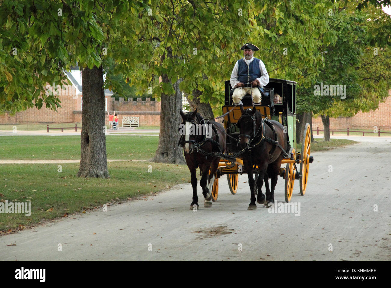 The horse and carriage was the primary method of transportation used by ...
