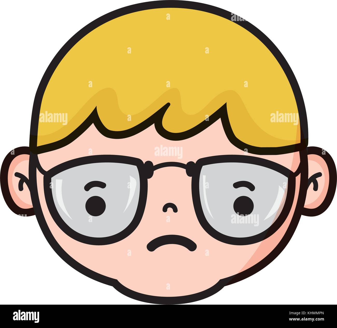 avatar boy head with hairstyle design vector illustration Stock Vector ...