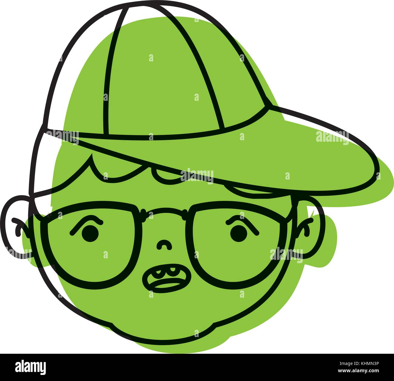 avatar boy head with hairstyle design vector illustration Stock Vector ...