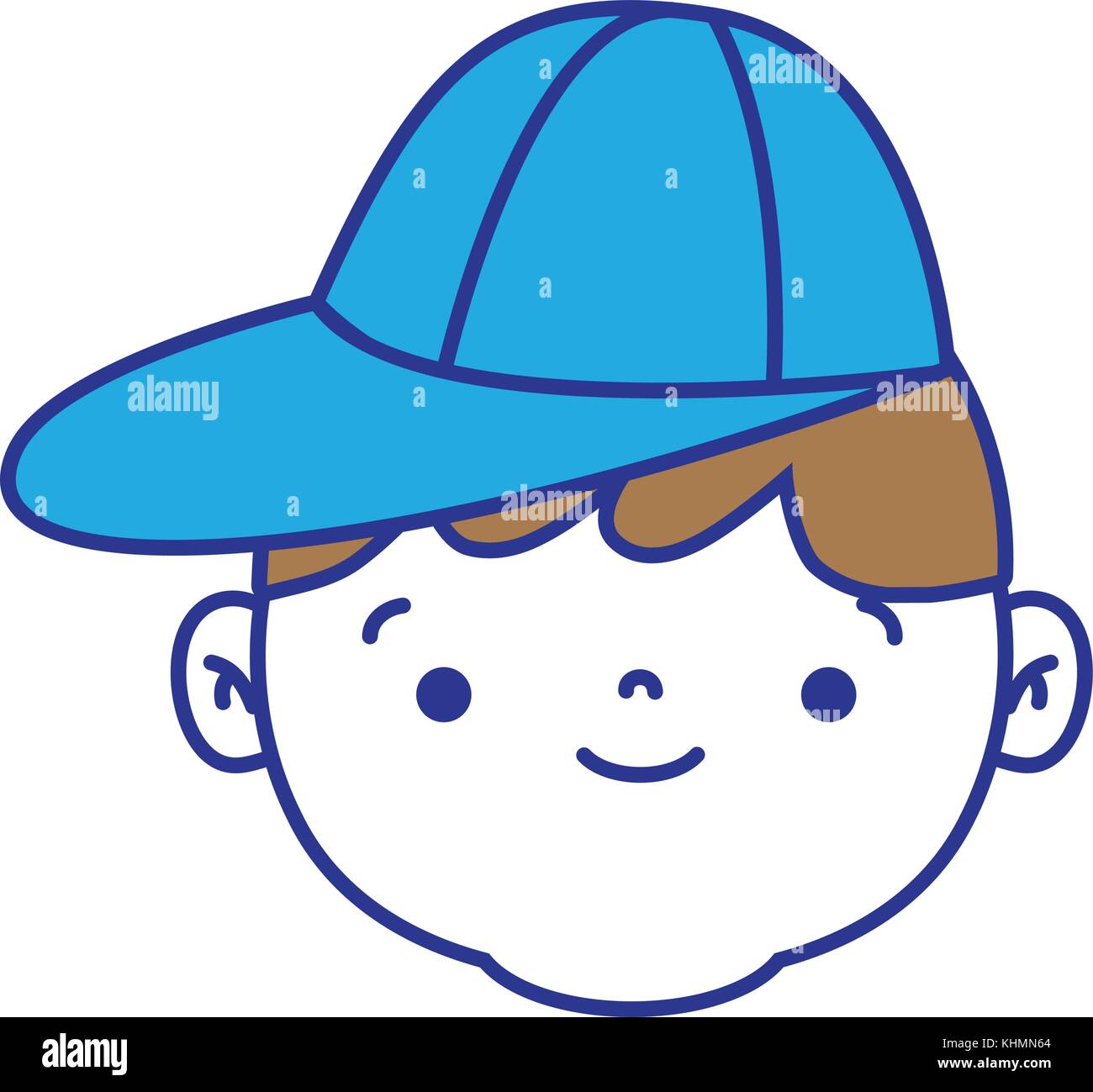 avatar boy head with hairstyle design vector illustration Stock Vector ...