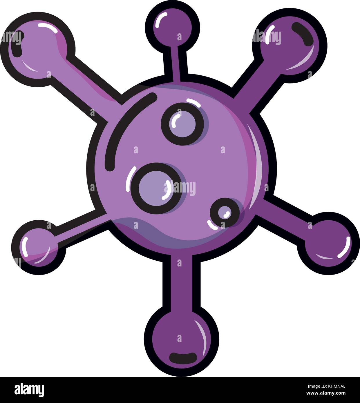 web digital virus computer technology vector illustration Stock Vector ...