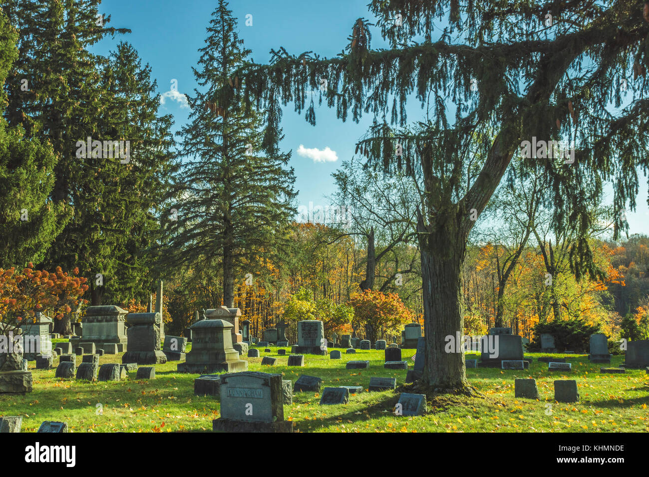 Forest Hill Cemetery Stock Photo - Alamy