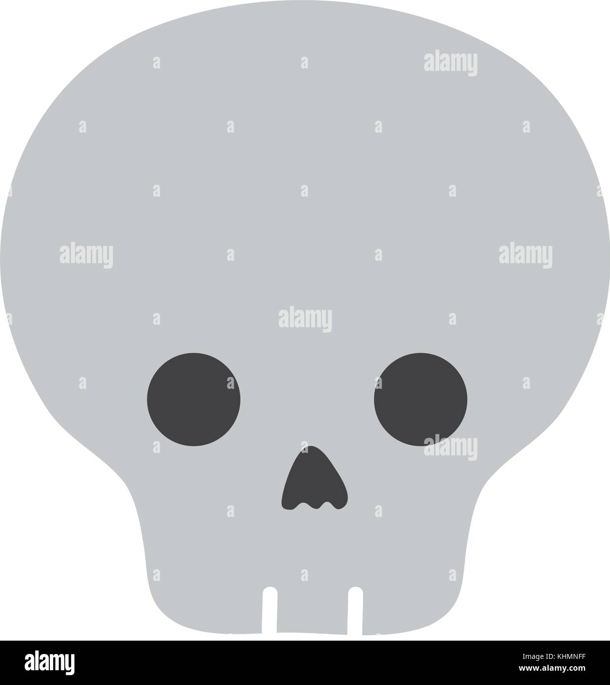 danger skull to warning message caution vector illustration Stock ...