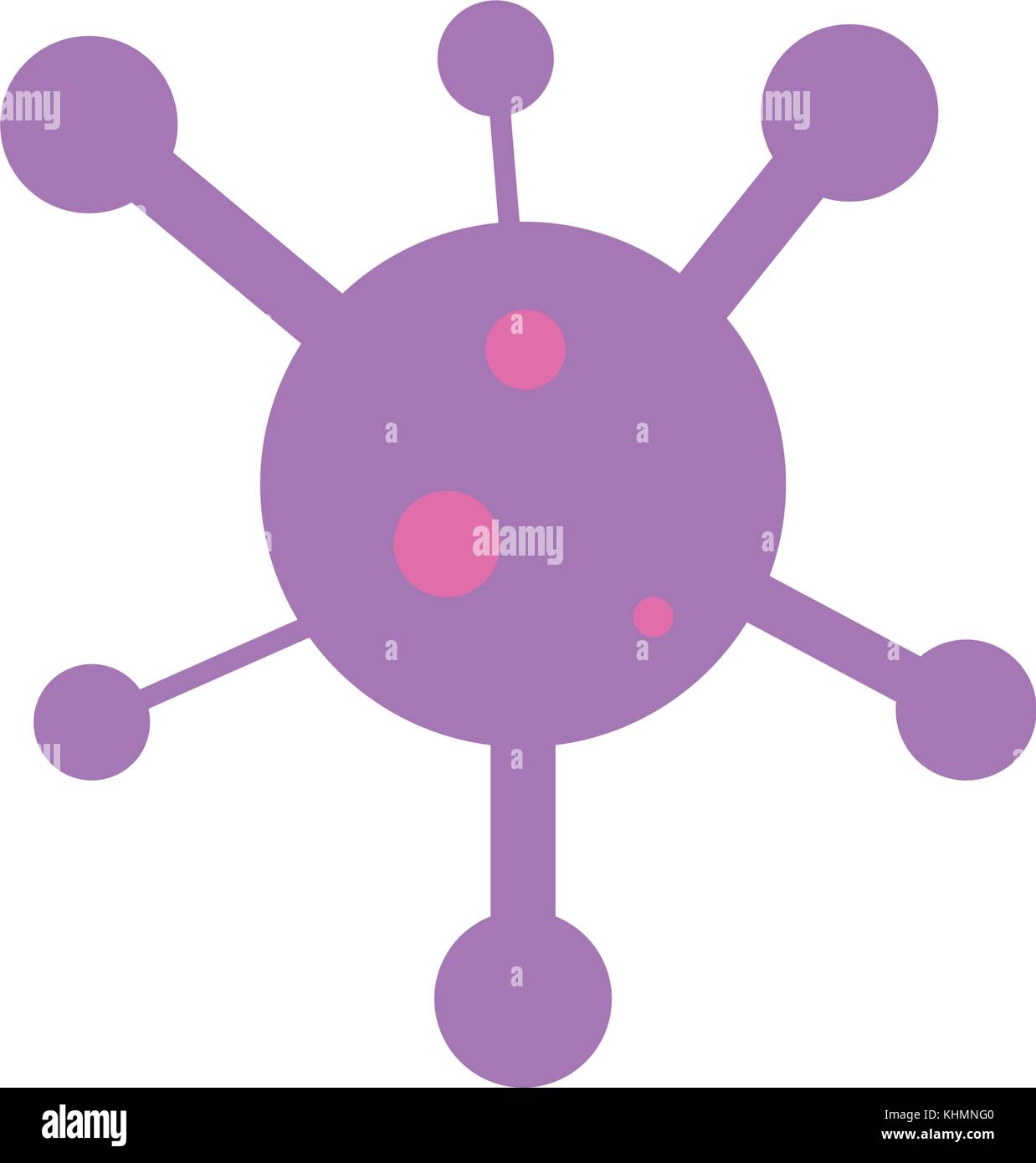 web digital virus computer technology vector illustration Stock Vector ...