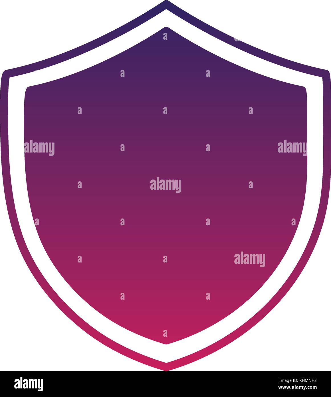 silhouette shield security protection web symbol vector illustration ...