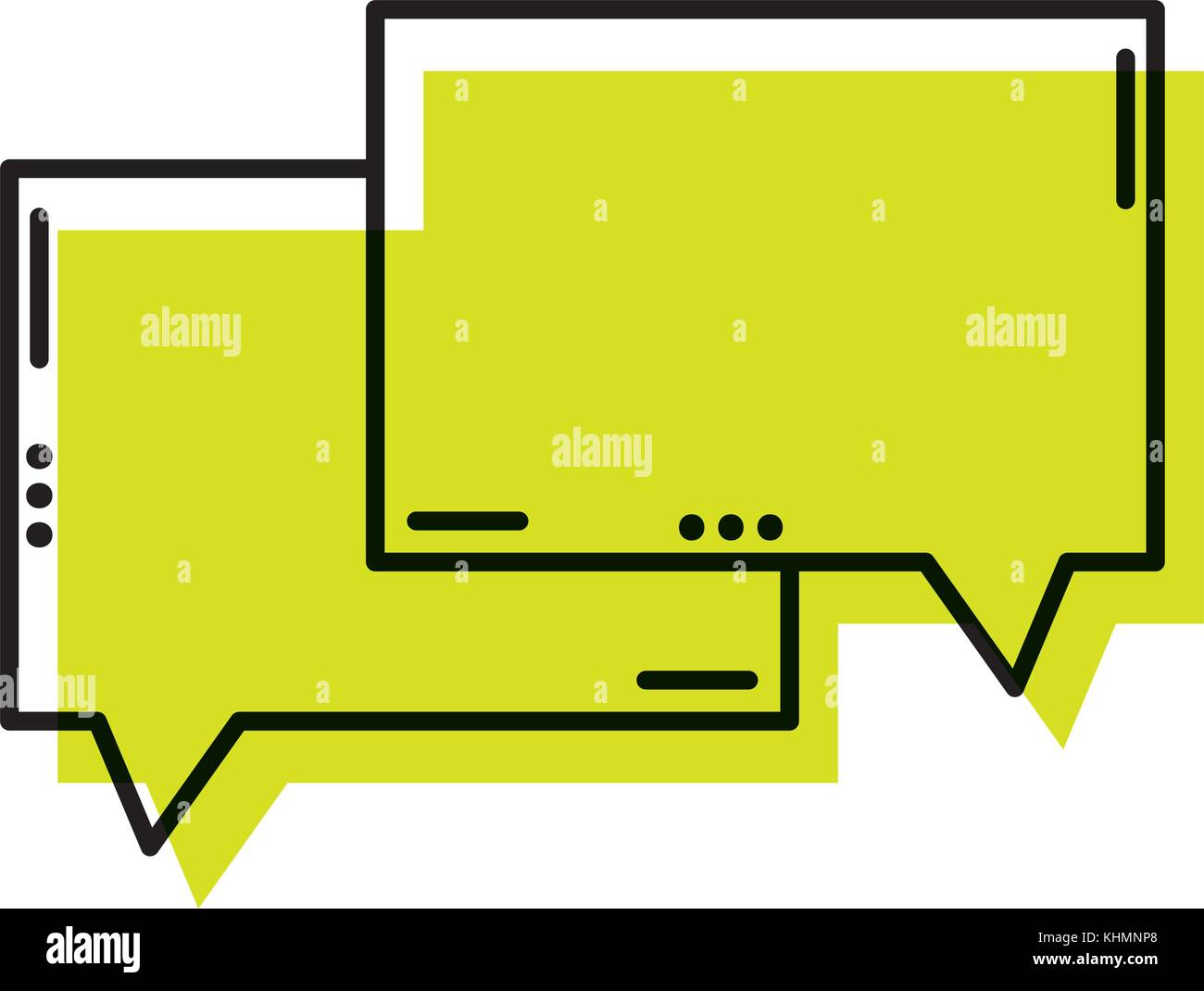 Dialogues vector vectors hi-res stock photography and images - Alamy