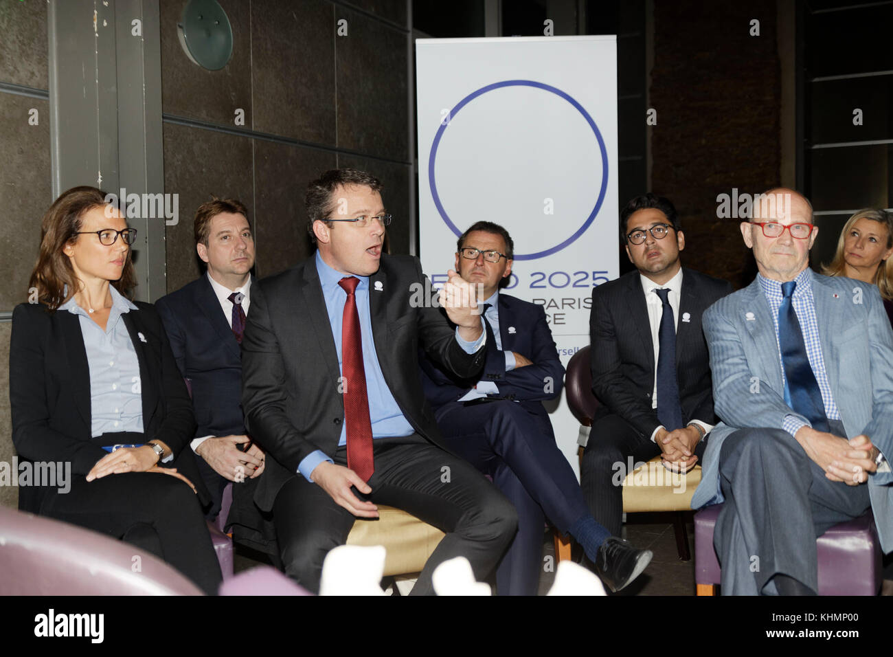 Paris,Nov,14,2017.Presentation of the project EXPO 2025 Grand Paris ...