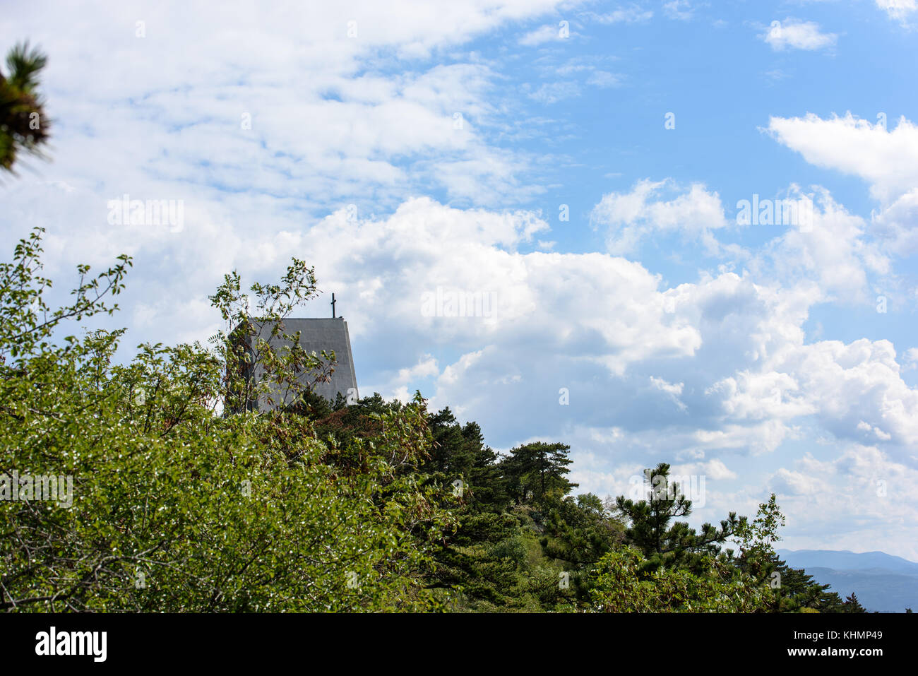 Shrine of Monte Grisa, Trieste Stock Photo - Alamy