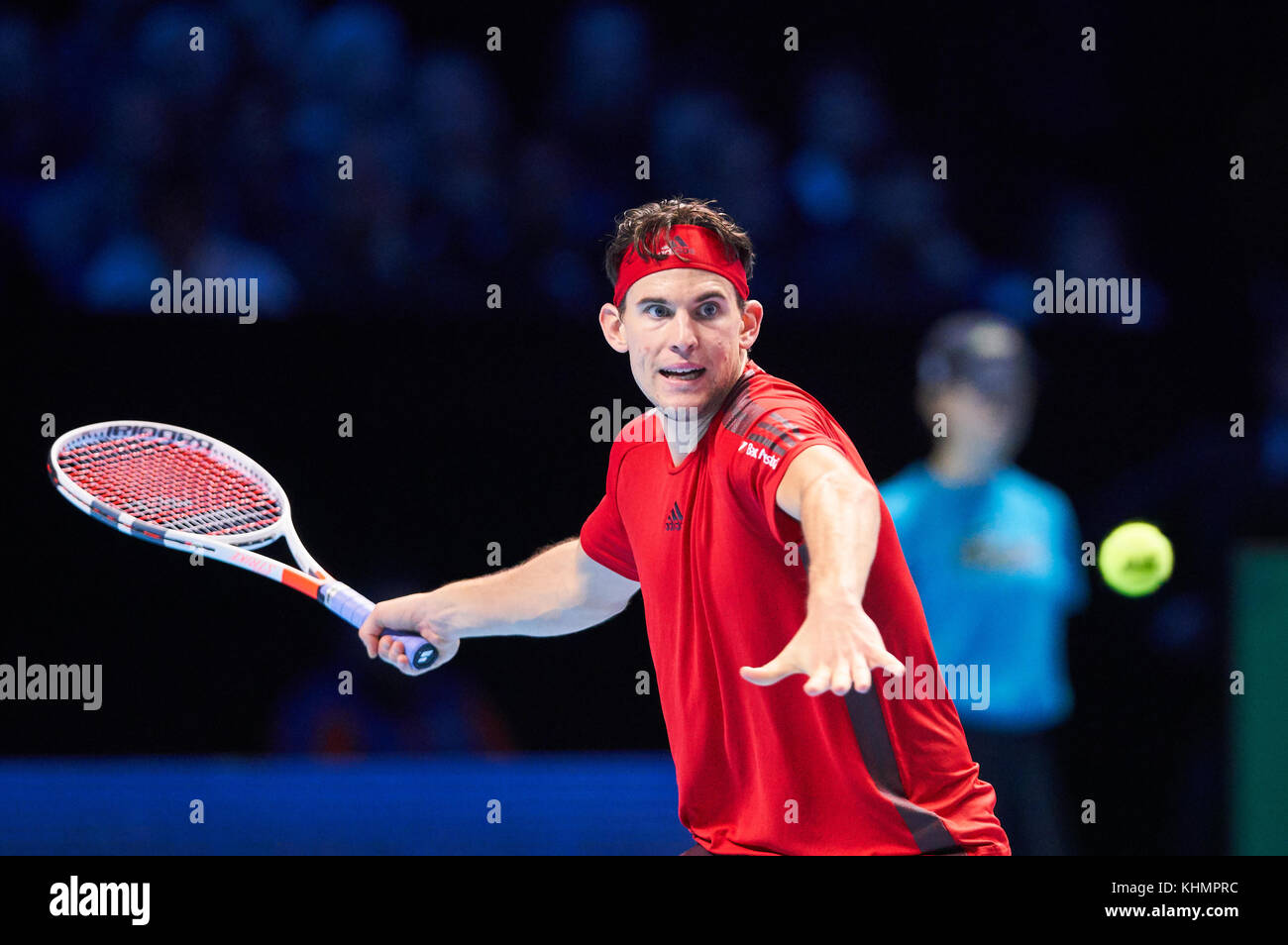 ATP Tennis, London, November 17, 2017 Dominic THIEM, AUT action Dominic ...