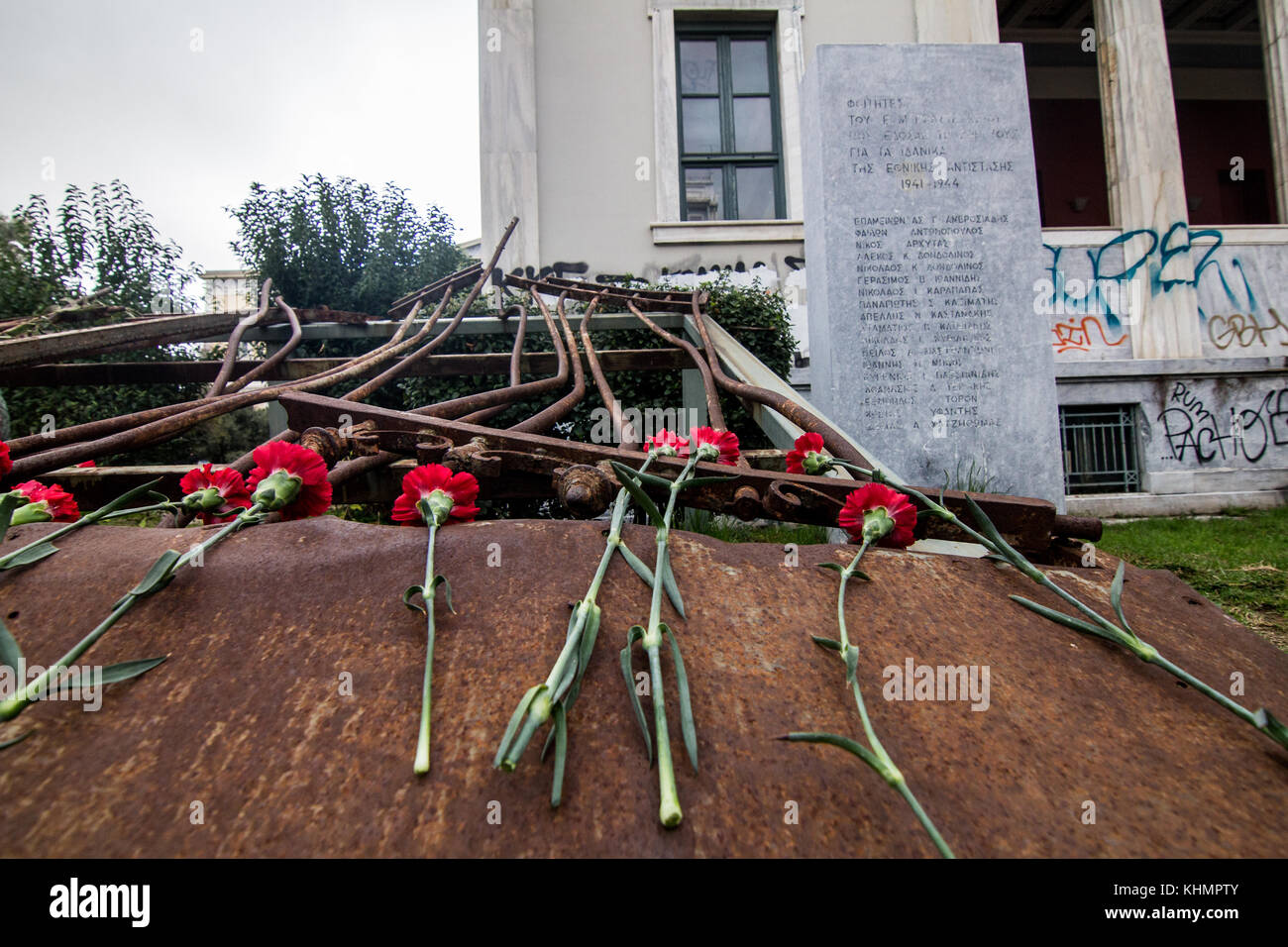 People commemorate the 44th anniversary of the Polytechnic uprising ...