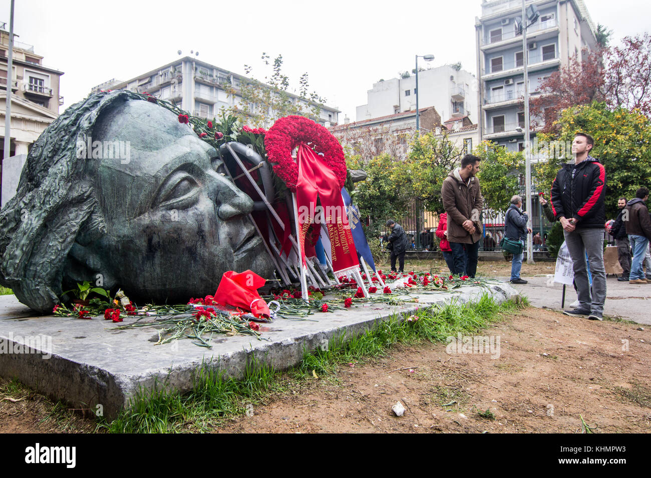 People commemorate the 44th anniversary of the Polytechnic uprising ...