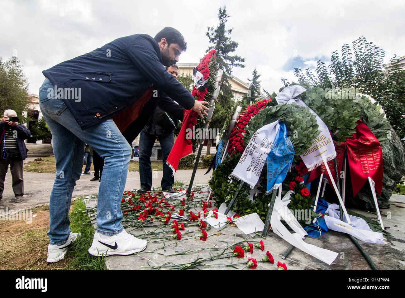 People commemorate the 44th anniversary of the Polytechnic uprising ...