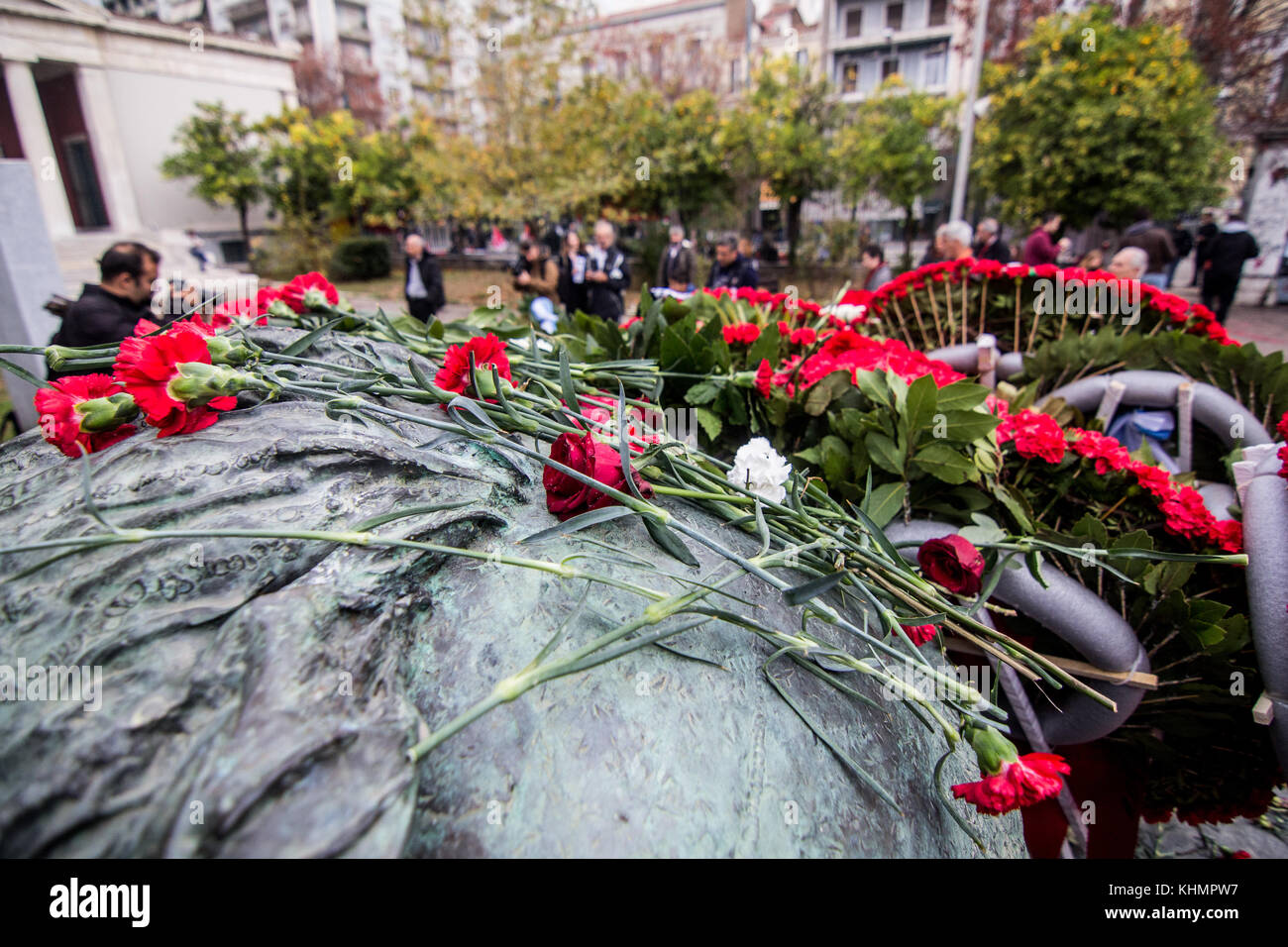People commemorate the 44th anniversary of the Polytechnic uprising ...