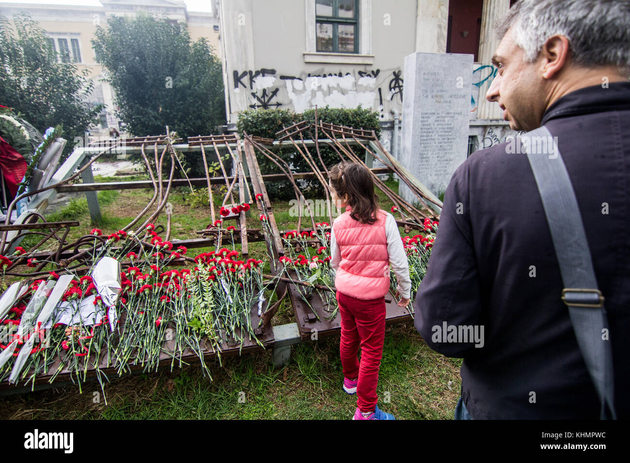 People commemorate the 44th anniversary of the Polytechnic uprising ...