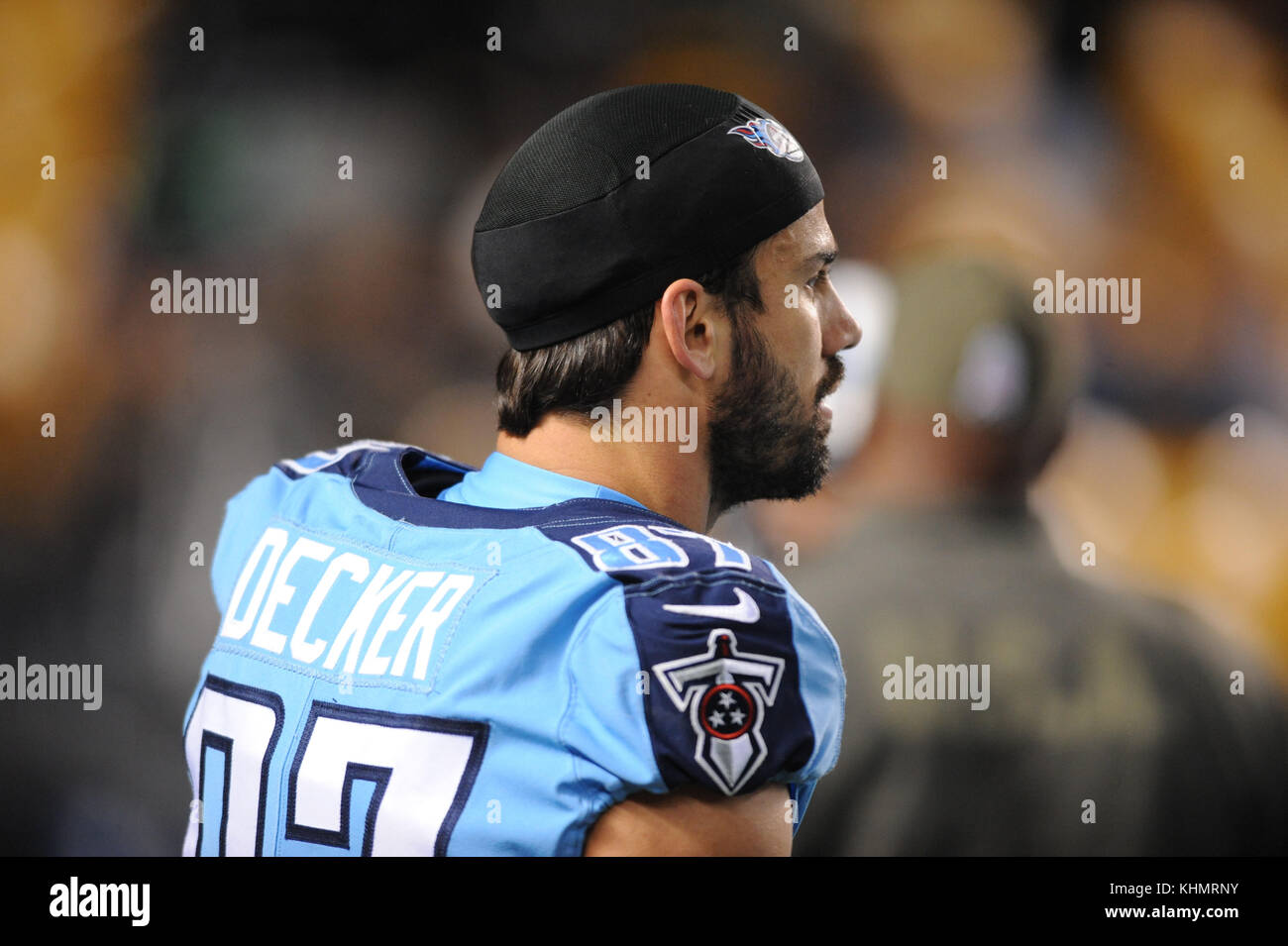 Nov 16th, 2017: Titans Eric Decker #87 during the Tennessee Titans vs ...