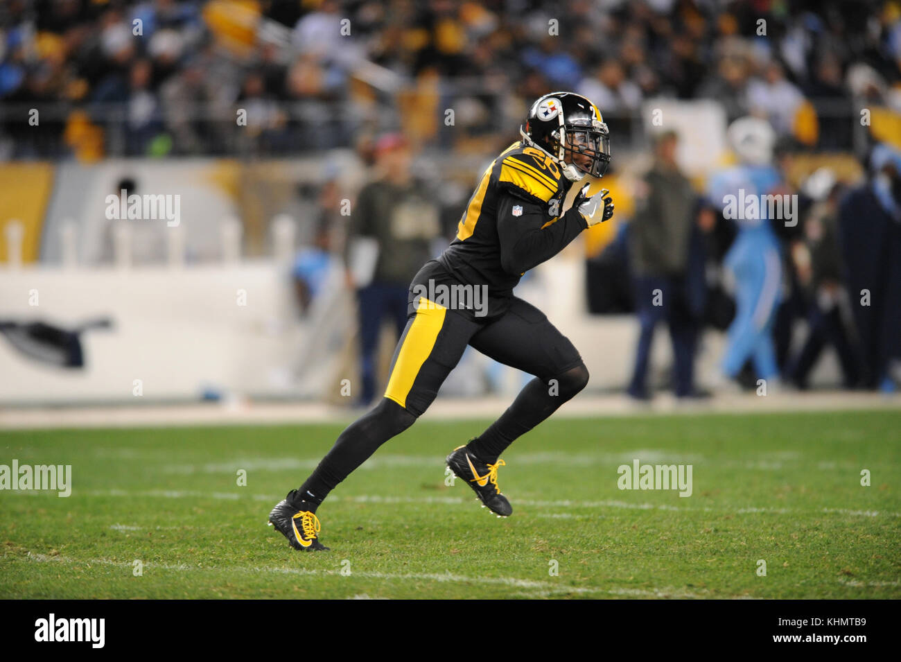 Nov 16th, 2017: Steelers Robert Golden #20 during the Tennessee Titans ...