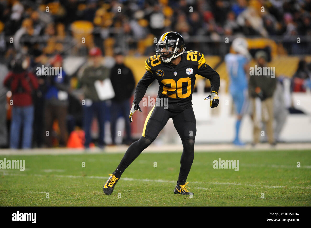 Nov 16th, 2017: Steelers Robert Golden #20 during the Tennessee Titans ...