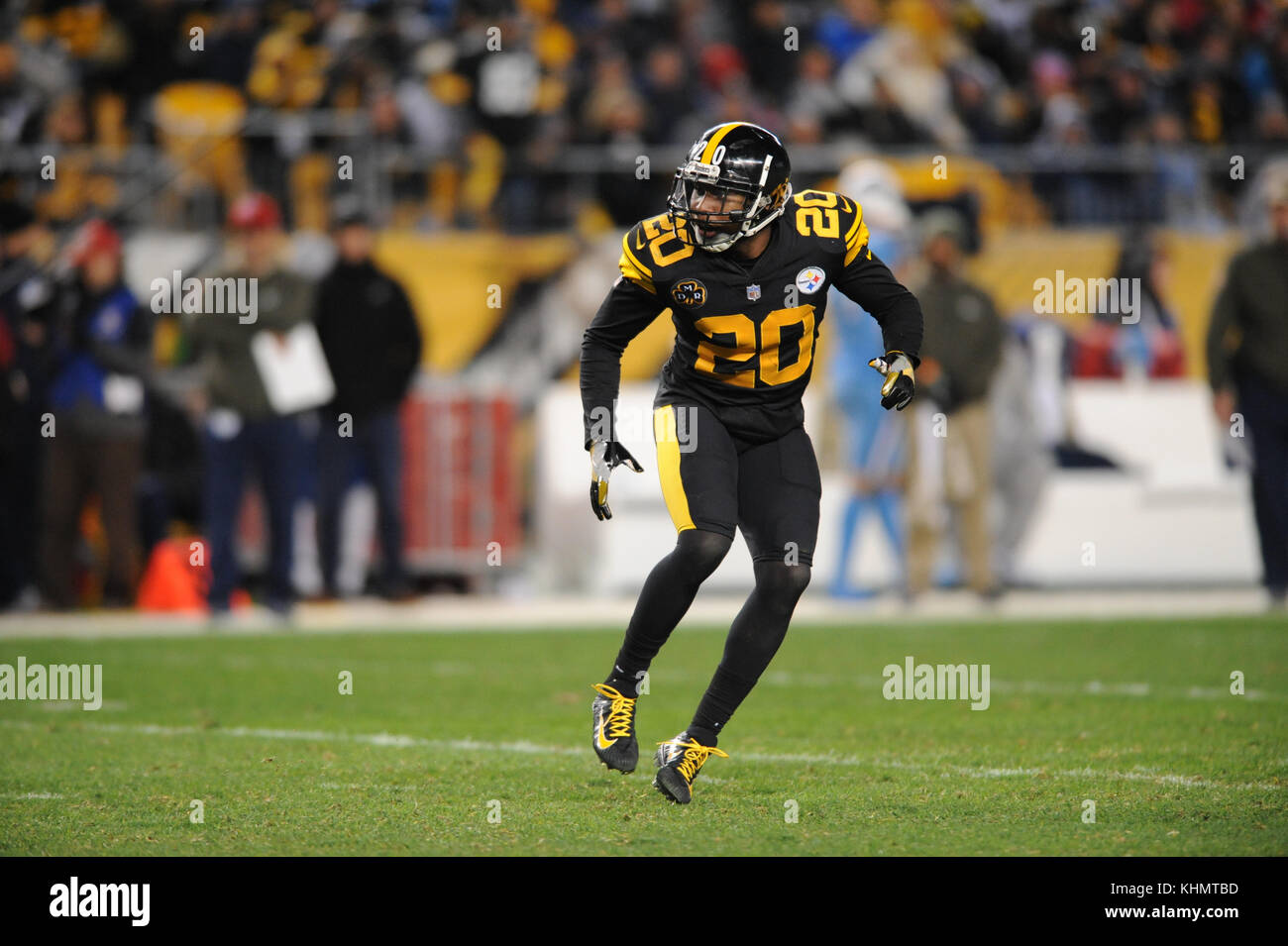 Nov 16th, 2017: Steelers Robert Golden #20 during the Tennessee Titans ...