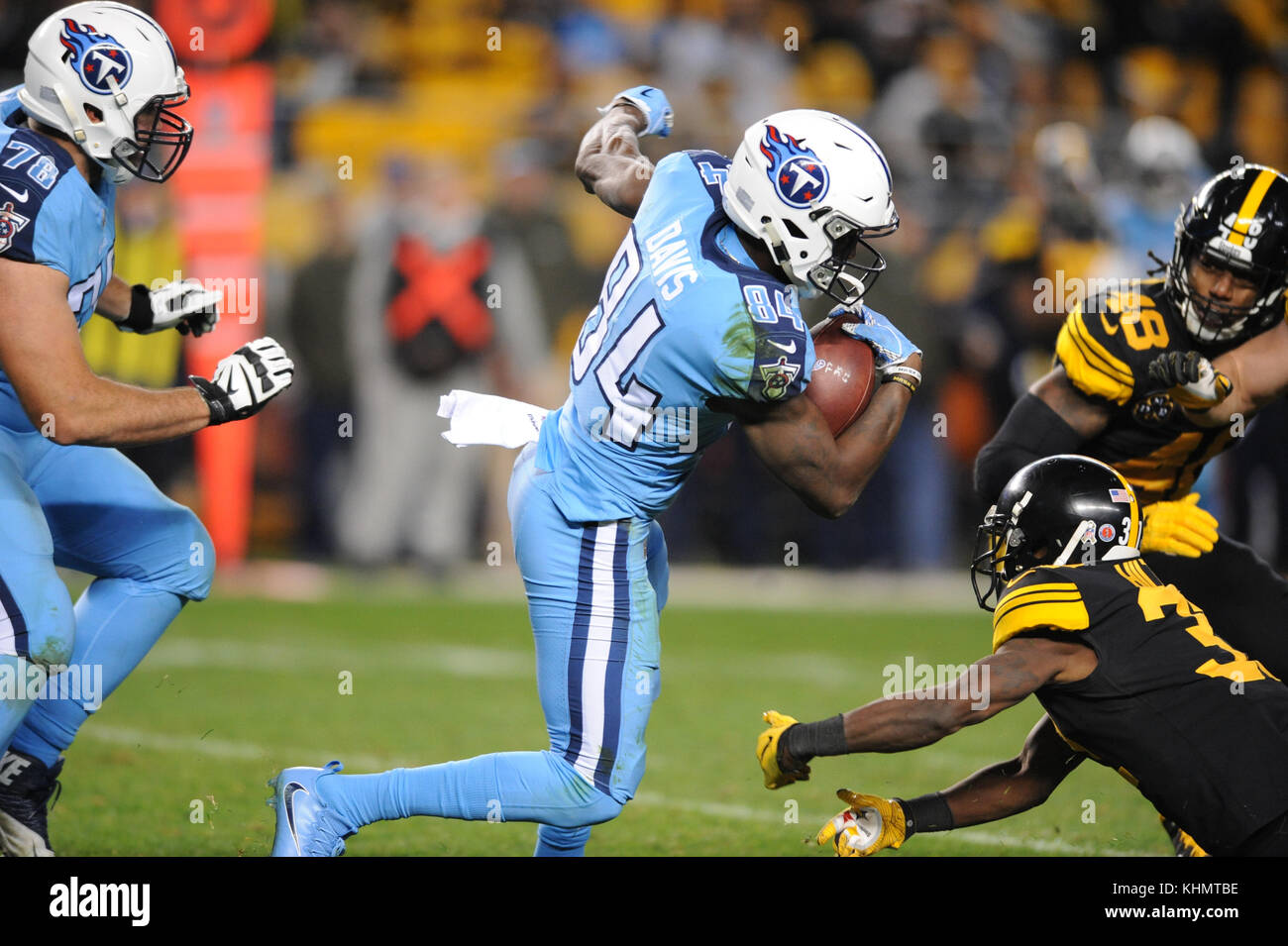 Nov 16th, 2017: Titans Corey Davis #84 during the Tennessee Titans vs ...