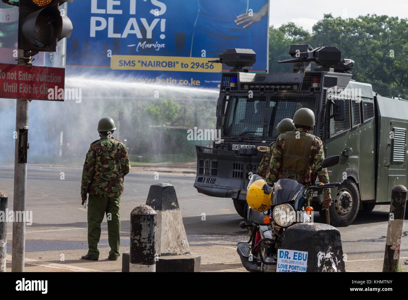Water being sprayed on fire hi-res stock photography and images - Alamy
