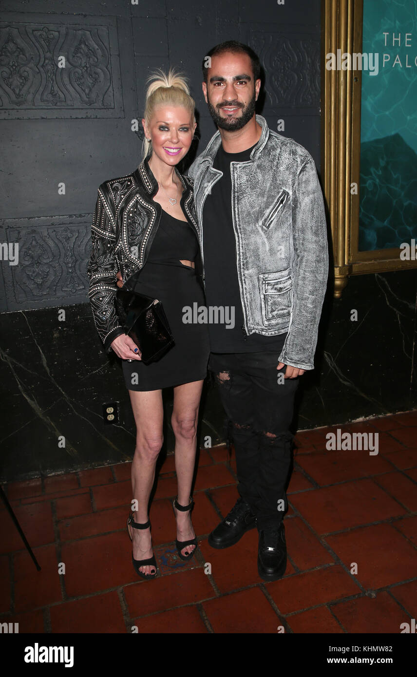 Los Angeles, Ca, USA. 17th Nov, 2017. Tara Reid, Andre Ghalili, at the ...