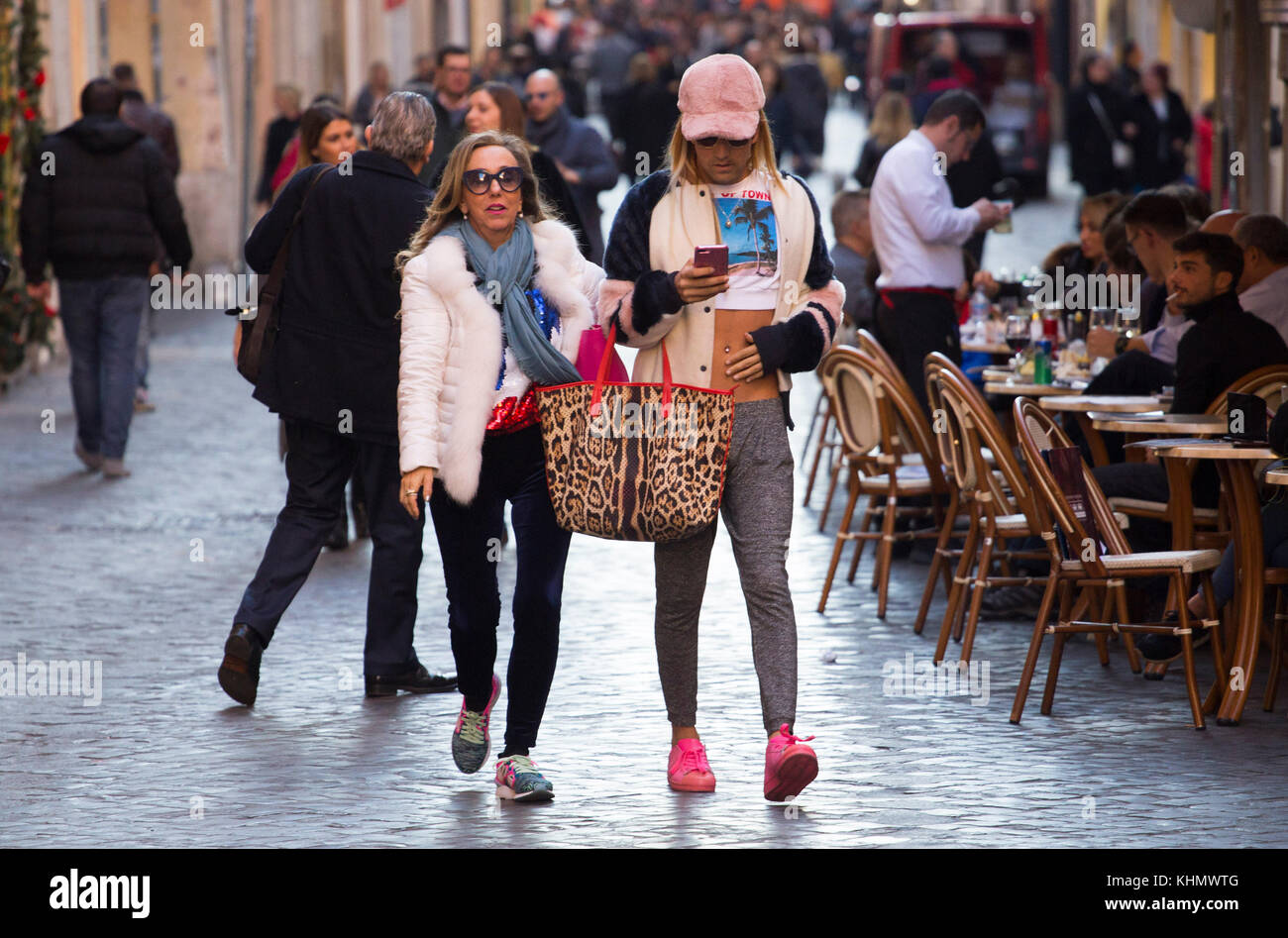 Italy. 17th Nov, 2017. Rome, Aless Gibaja (Alessandro Vicente Gibaja de ...