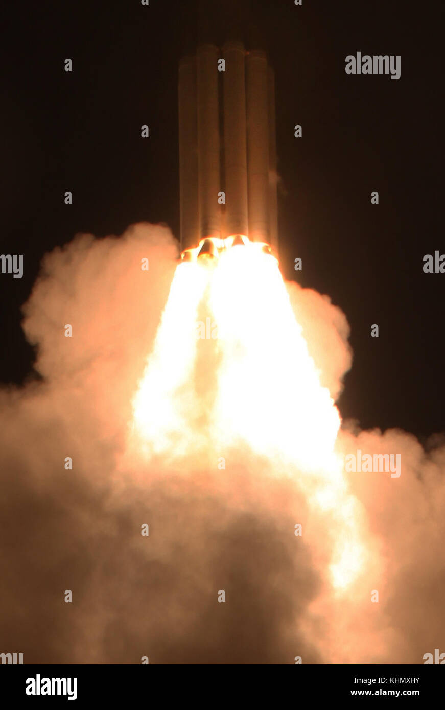 California, USA. 18th Nov, 2017. A Delta 2 rocket lifts off from ...