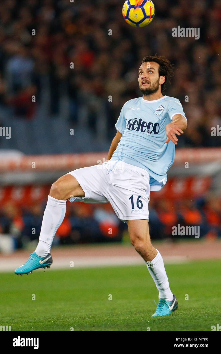Olympic Stadium, ROME, Italy. 18th Nov, 2017. Marco Parolo of Lazio ...