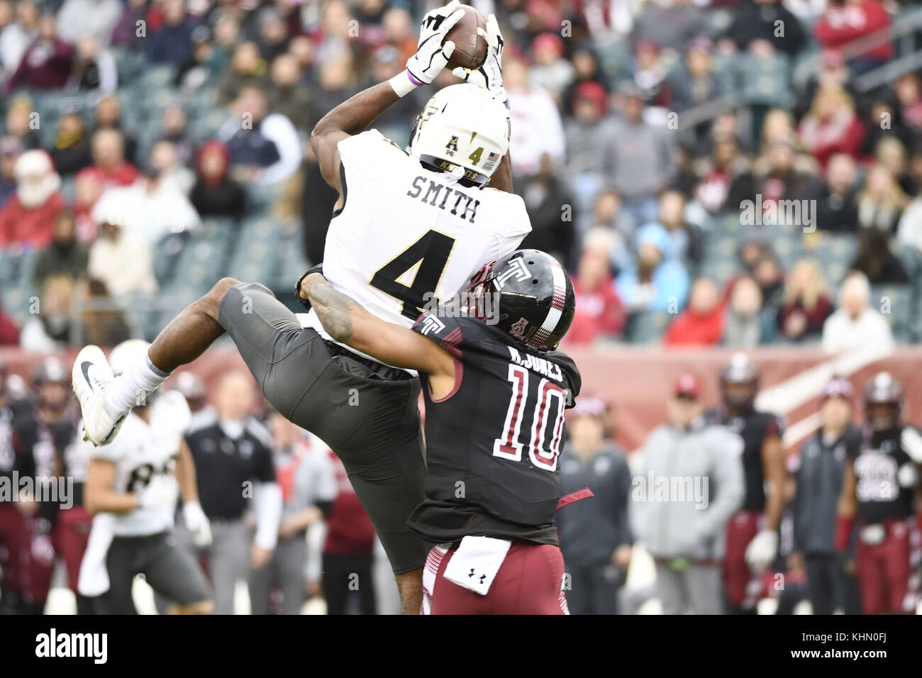 Philadelphia, Pennsylvania, USA. 18th Nov, 2017. UCF's WR, TRE'QUAN ...