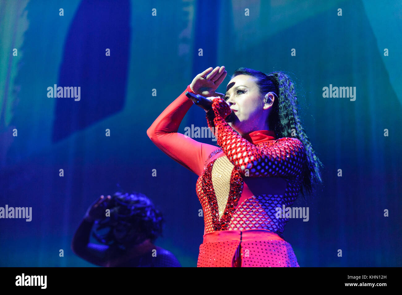 Liverpool, UK. 18th Nov, 2017. 90s pop band, Steps, perform during ...
