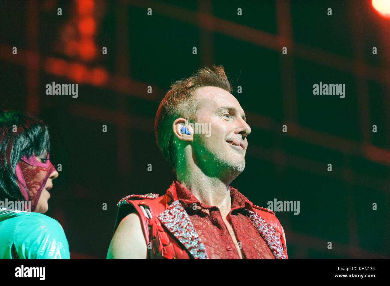 Liverpool, UK. 18th Nov, 2017. 90s pop band, Steps, perform during ...